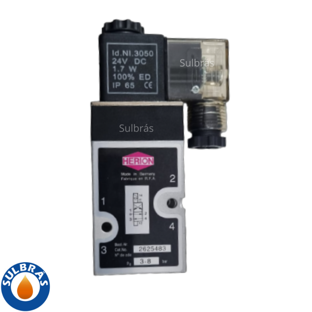 Válvula Solenoide Herion 98.184.1051 - Sulbrás